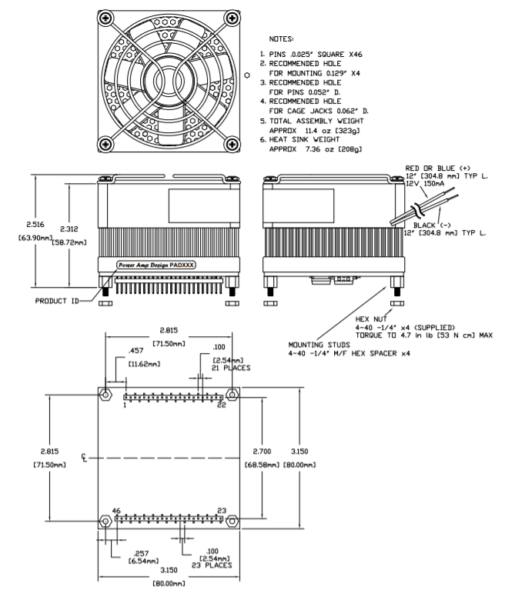 Datasheet - Power Amp Design