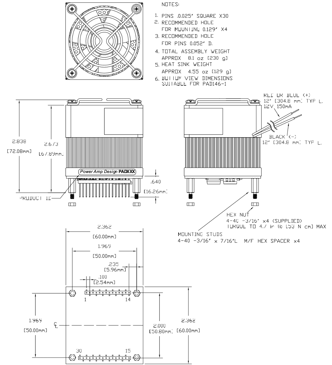 Datasheet - Power Amp Design